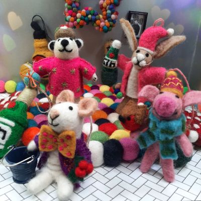 Christmas Character Felt Decorations – Felt So Good | FeltSoGood
