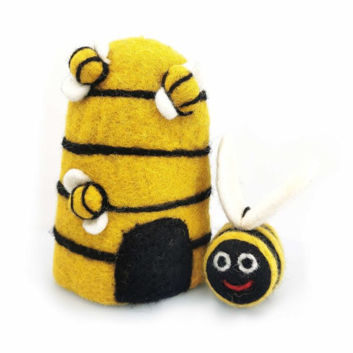 Handmade Felt Big Beehive Egg Cosy Easter Decoration | FeltSoGood